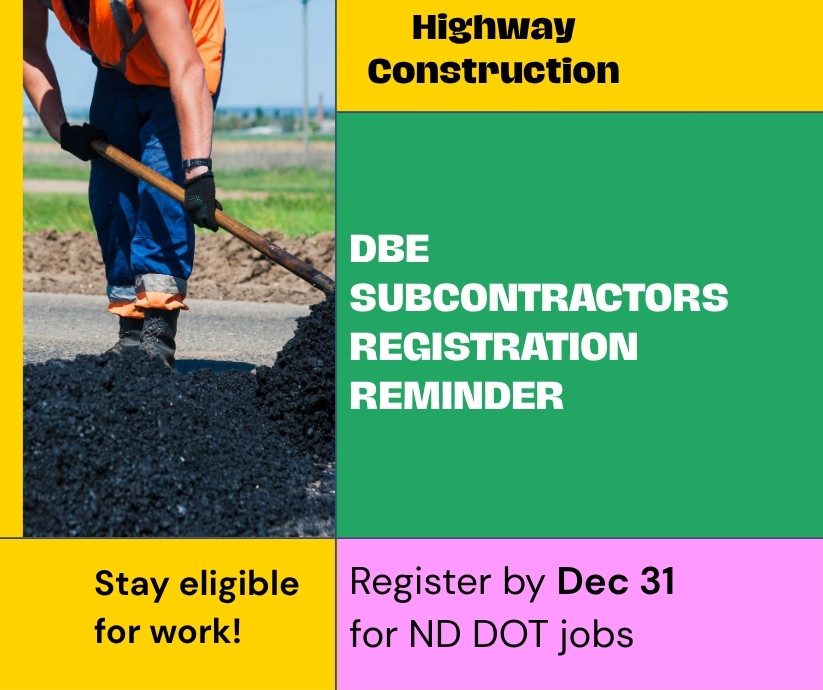 Business Brief ~ Deadlines! - North Dakota Businesses United